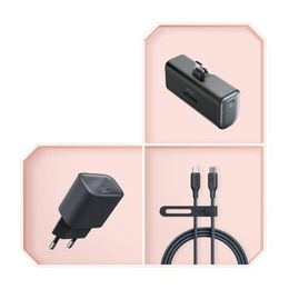 Anker Nano Powerbank & Wandladegerät & USB-C Kabel