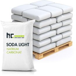 HÖFER CHEMIE 20x 25 kg Natriumcarbonat (Soda) leicht - technische Qualität