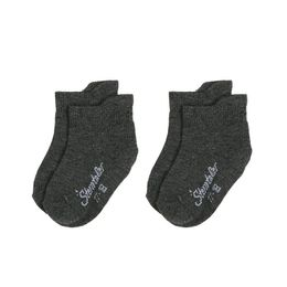 Sterntaler - Socken SNEAKER 2er-Pack in dunkelgrau melange, Gr.17/18