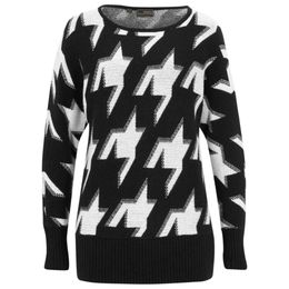 bonprix Fledermaus-Pullover mit Wollanteil