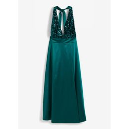 bonprix Neckholder-Kleid mit Pailletten