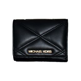 Michael Kors Leder-Geldbörse in Schwarz - (B)11 x (H)8 x (T)3 cm