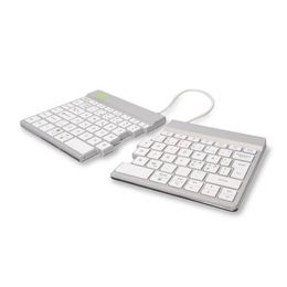 R-Go-Tools R-GO Tools Split Break Bluetooth® Tastatur US-Englisch, QWERTY Weiß Ergonomisch