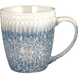 GreenGate Becher Alice Everyday mit Henkel, Ripple Blue