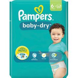 Pampers® Windeln baby-dry™ Größe Gr.6 (13-18 kg) für Kids und Teens (4-12 Jahre), 20 St.