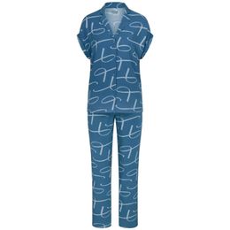 Triumph - Pyjama-Set - Blue light 44 - Boyfriend Fit - Homewear für Frauen