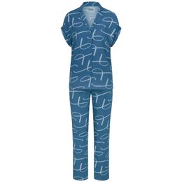 Triumph - Pyjama-Set - Blue light 42 - Boyfriend Fit - Homewear für Frauen