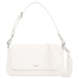 Calvin Klein Schultertasche CK MUST SHOULDER BAG, Handtasche Damen Tasche Damen Recycelte Materialien, weiß