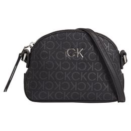 Calvin Klein Mini Bag CK DAILY SMALL DOME_EPI MONO, Handtasche Damen Tasche Damen Schultertasche Recycelte Materialien, schwarz