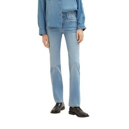 Tom Tailor 5-Pocket-Jeans Alexa Straight mit Stretch, blau
