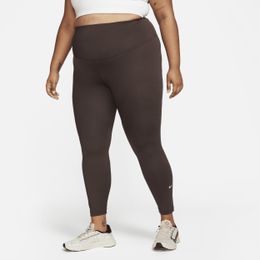 Nike One Damen-Leggings mit hohem Bund - Braun