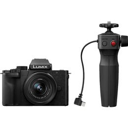 Panasonic Lumix DC-G 100 DVEGK + Griff SHGR2 spiegellose Systemkamera mit Objektiv 12 - 32 mm, 7,5 cm Display Touchscreen, WLAN