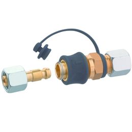 GOK Steckkupplung Set Typ SKU-QR, RVS 8 x RST 8
