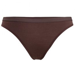 Icebreaker - Women's Siren Thong - Merinounterhose Gr XS braun