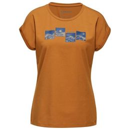 Mammut - Women's Mountain T-Shirt Day and Night - T-Shirt Gr XS braun/orange