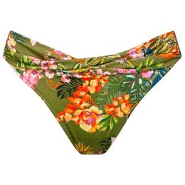 watercult - Women's Sunset Florals Bikini Bottoms 640 - Bikini-Bottom Gr 36 oliv