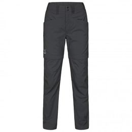 Haglöfs Haglöfs - Women's Lite Standard Zip-Off Pant - Trekkinghose Gr 38 - Regular grau