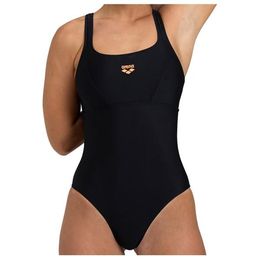 arena - Women's Solid Swimsuit Control Pro Back B - Badeanzug Gr 44 schwarz