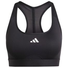 Adidas - Women's PWRCT Medium Support Bra - Sport-BH Gr XS - Cup: A/B grau/schwarz