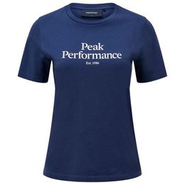 Peak Performance - Women's Original Tee - T-Shirt Gr XS blau