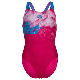 arena - Girl's arena Splash Point Swimsuit V Back - Badeanzug Gr 116 rosa