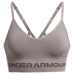 Under Armour - Women's Seamless Low Long Bra - Sport-BH Gr XS grau