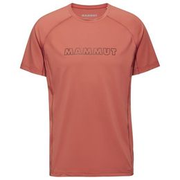 Mammut - Selun FL T-Shirt Logo - Funktionsshirt Gr S rot/rosa