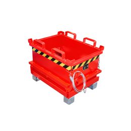Bauer S&uuml;dlohn Mini-Klappbodenbeh&auml;lter MSB 150; lackiert; Feuerrot