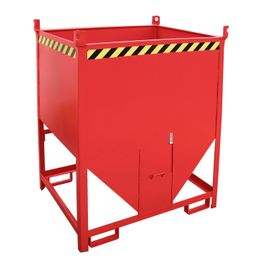 Bauer S&uuml;dlohn Silobeh&auml;lter SGS 100; lackiert; Feuerrot