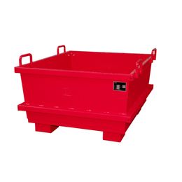 Bauer S&uuml;dlohn Universalcontainer UC 500; lackiert; Feuerrot