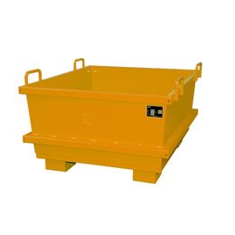 Bauer S&uuml;dlohn Universalcontainer UC 500; lackiert; Gelborange