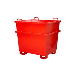 Bauer S&uuml;dlohn Universalcontainer UC 1000; lackiert; Feuerrot