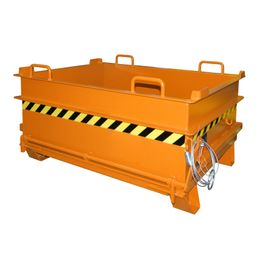 Bauer S&uuml;dlohn Baustoffcontainer BC 500; lackiert; Gelborange