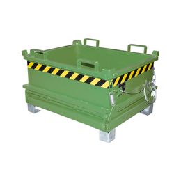 Bauer S&uuml;dlohn Mini-Klappbodenbeh&auml;lter MSB 250; lackiert; Resedagr&uuml;n