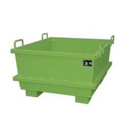 Bauer S&uuml;dlohn Universalcontainer UC 500; lackiert; Resedagr&uuml;n