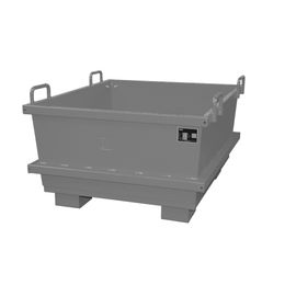 Bauer S&uuml;dlohn Universalcontainer UC 500; lackiert; Mausgrau