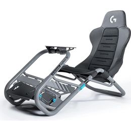 Playseat Gaming-Stuhl "Trophy - Logitech G Edition" Stühle Gr. B/H/T: 58 cm x 100 cm x 140 cm, grau (grau, schwarz, grau)