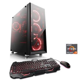 CSL Gaming-PC "HydroX V28322" Computer Gr. Microsoft Windows 11 Home (64 Bit), 32 GB RAM 1000 GB SSD, schwarz