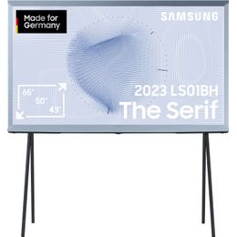 G (A bis G) Samsung LED-Fernseher Fernseher ikonisches Design, mattes Display, abnehmbare Standfüße grau (eh13 1hts) LED Fernseher