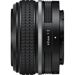 Nikon Festbrennweiteobjektiv "NIKKOR Z 40 mm 1:2 (SE)" Objektive schwarz Objektiv mit Festbrennweite