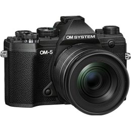 Olympus Systemkamera "OM-5 1245 Kit" Fotokameras schwarz Systemkameras