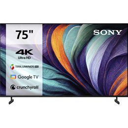 F (A bis G) Sony LED-Fernseher "KD-75X80L" Fernseher HDR, X1-Prozessor, Sprachsuche, BRAVIA Core ECOPACK schwarz LED Fernseher Bestseller