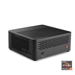 CSL Mini-PC "X300 / 5650GE 16 GB 1000 SSD" Computer Gr. Microsoft Windows 11 Home (64 Bit), 16 GB RAM 1000 GB SSD, schwarz