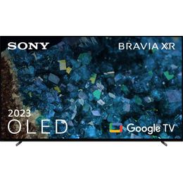 G (A bis G) Sony OLED-Fernseher "XR-55A80L" Fernseher schwarz (titanschwarz) LED Fernseher