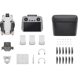 DJI Drohne "Mini 4 Pro Fly More Combo (DJI RC 2) (GL)" Drohnen grau (weiß, grau) RC Flugmodelle Drohnen Bestseller