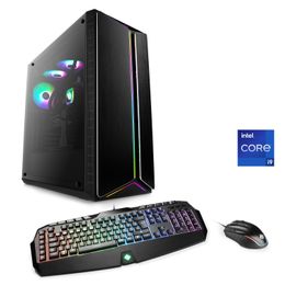 CSL Gaming-PC "Aqueon C99299 Extreme Edition" Computer Gr. Microsoft Windows 11 Home (64 Bit), 64 GB RAM 4000 GB SSD, schwarz Gaming PCs