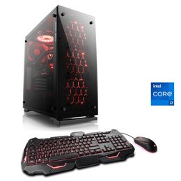 CSL Gaming-PC "HydroX V27121" Computer Gr. Microsoft Windows 11 Home (64 Bit), 16 GB RAM 1000 GB SSD, schwarz Gaming PCs