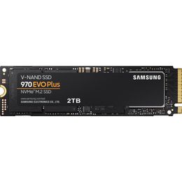 Samsung interne SSD "970 EVO Plus NVMe™ M.2 1 TB" Festplatten Gr. 2 TB, schwarz Interne Festplatten