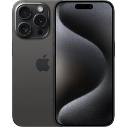 Apple Smartphone "iPhone 15 Pro 1TB" Mobiltelefone schwarz (black titanium) iPhone