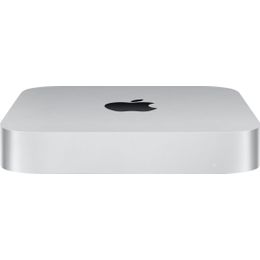 Apple Mac Mini "Mac mini" Computer Gr. MacOS Ventura, 24 GB RAM 512 GB SSD, silberfarben (silber) Mac mini